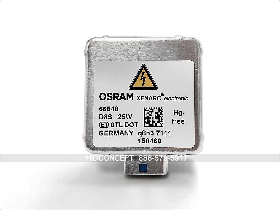 D8S Genuine OSRAM OEM HID Xenon Standard Bulb 66548 w/ TRUST Code 25W ...